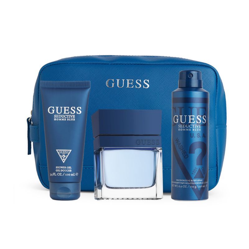 SEDUCTIVE BLUE 4PC SET, MEN'S GIFT SET, EDT – Shangri-la Perfumes