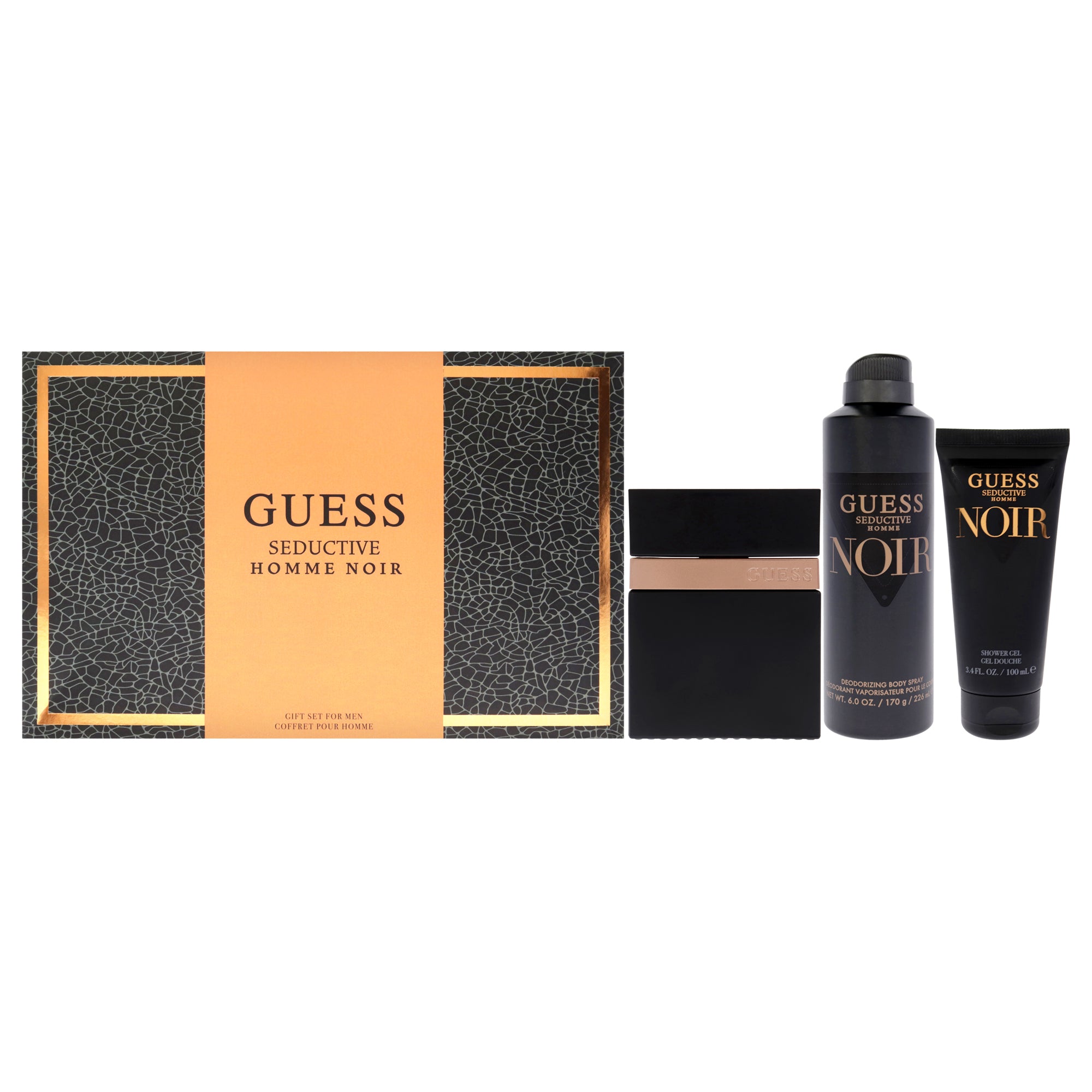 SEDUCTIVE NOIR 4PC SET, MEN'S GIFT SET, EDT 4 PC | Perfumes for men and ...