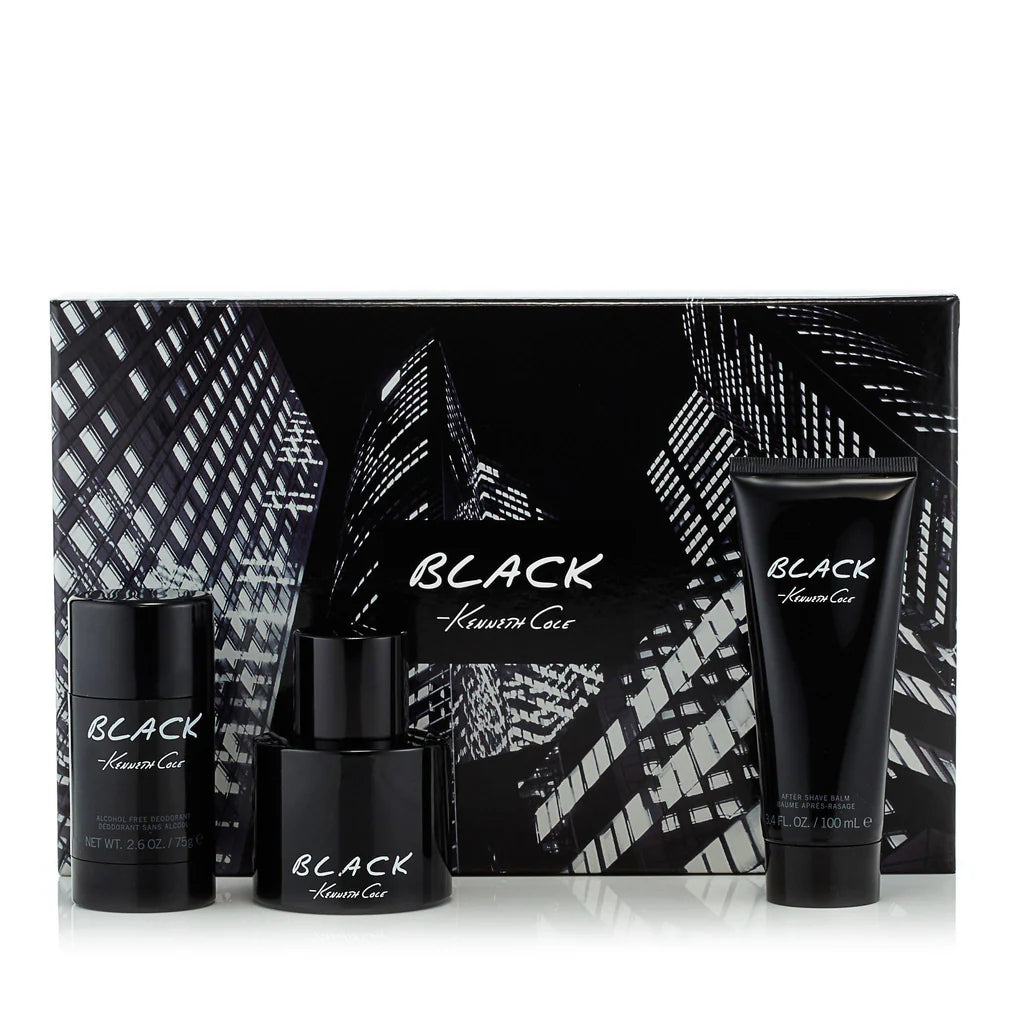 KENNETH COLE BLACK 3PC SET, MEN'S GIFT SET, EDT – Shangri-la Perfumes