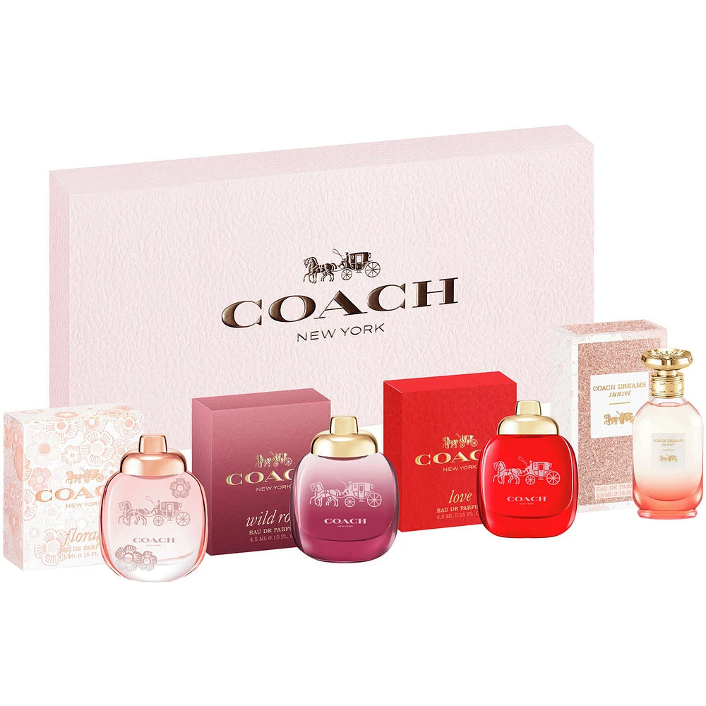 COACH 4PC MINI SET, WOMEN'S GIFT SET, EDP 4 PC | Perfumes for men and women