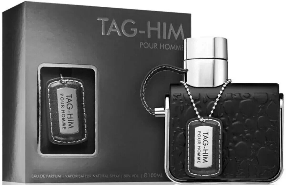 TAG-HIM POUR HOMME 3.4OZ, MEN'S PERFUME, EDT – Shangri-la Perfumes