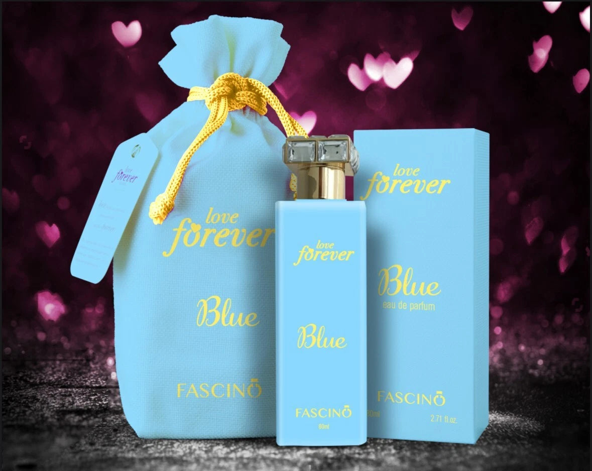 FASCINO LOVE FOREVER BLUE 2.7OZ, WOMEN'S PERFUME, EDP – Shangri-la Perfumes